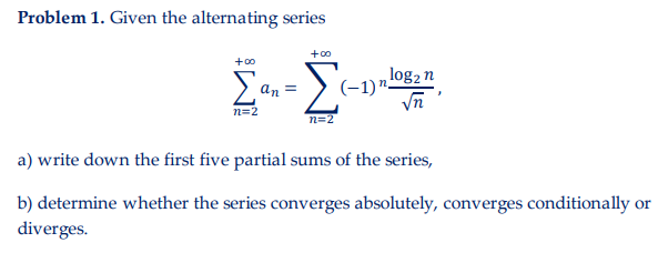 Solved Problem 1. ﻿Given the alternating | Chegg.com