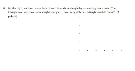 Solved On the right, we have some dots. I want to make a | Chegg.com