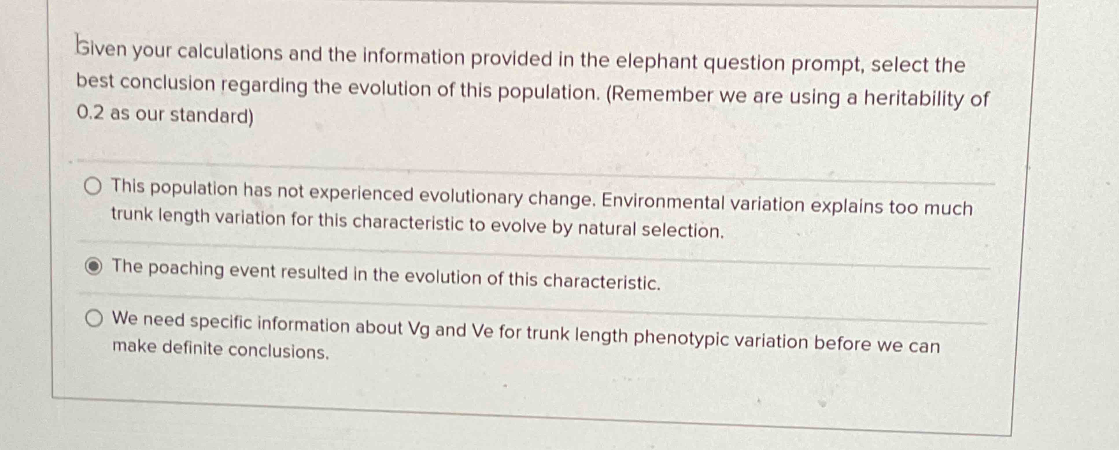 Solved Given your calculations and the information provided | Chegg.com