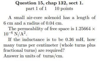 Solved Question 15, chap 132, sect 1. part 1 of 110 points A | Chegg.com