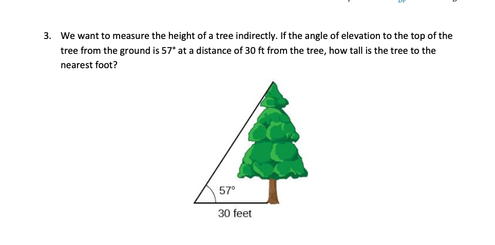 Solved We want to measure the height of a tree indirectly. | Chegg.com