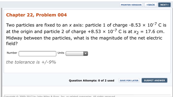 Solved Two particles are fixed to an x axis: particle 1 of | Chegg.com