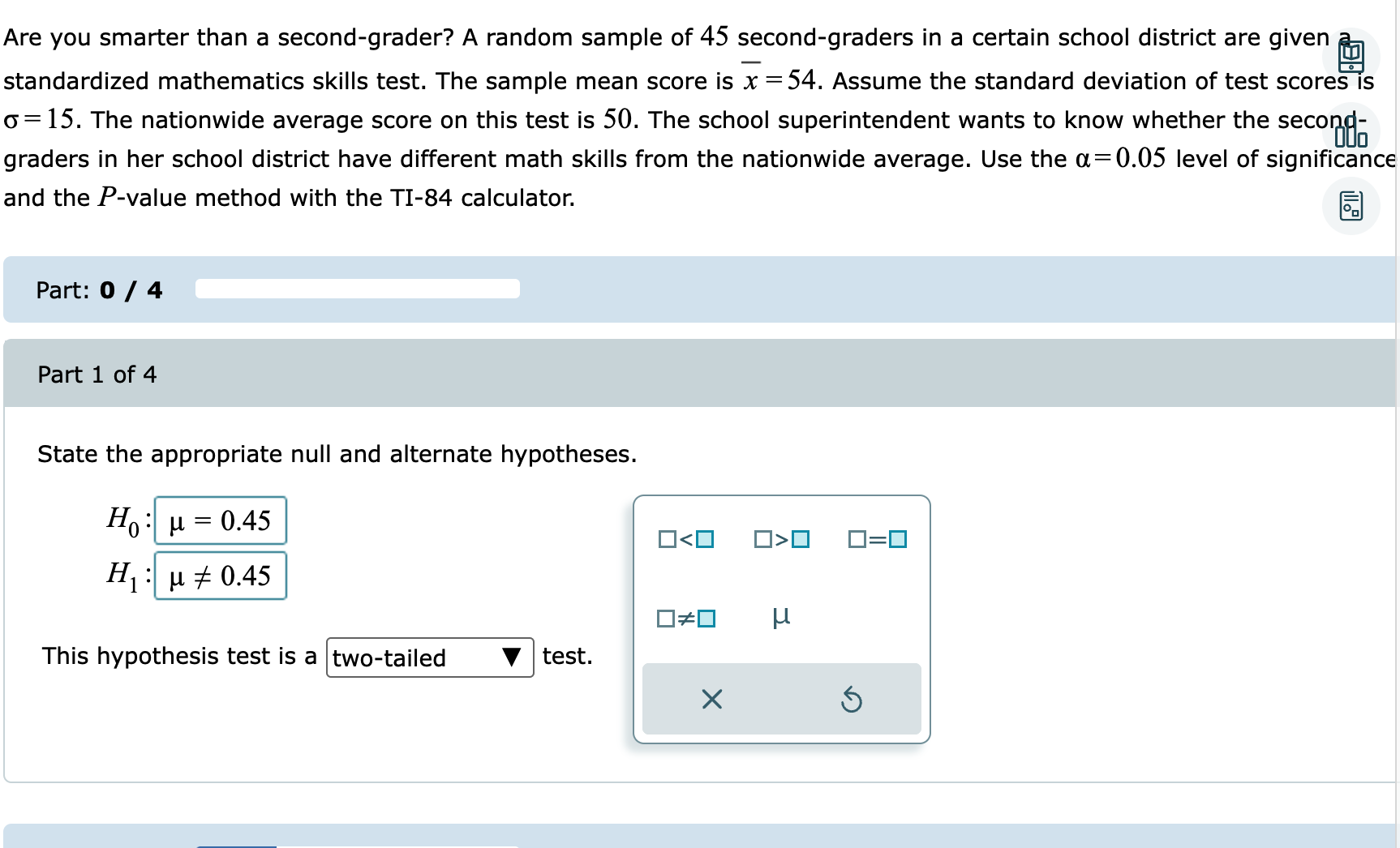 Solved Are you smarter than a second-grader? A random sample | Chegg.com