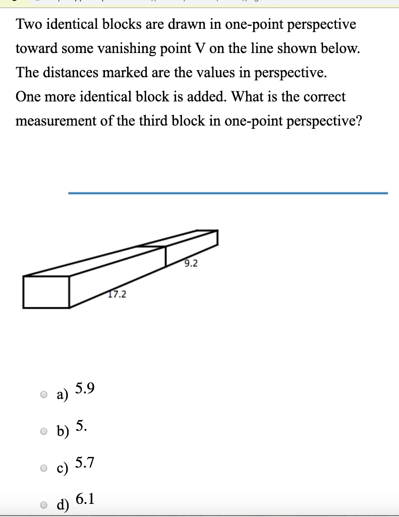 Two identical blocks are drawn in one-point | Chegg.com