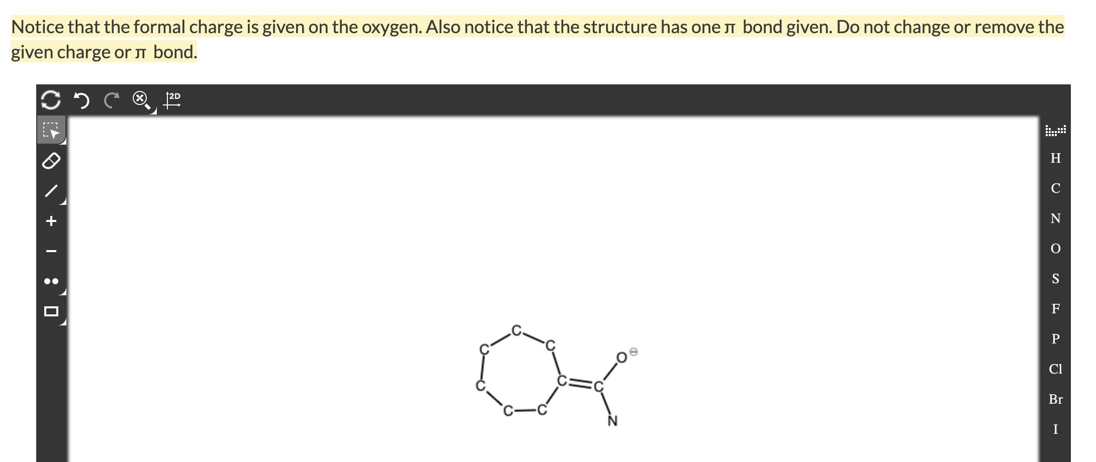 Solved The following is a skeleton of a molecular anion | Chegg.com