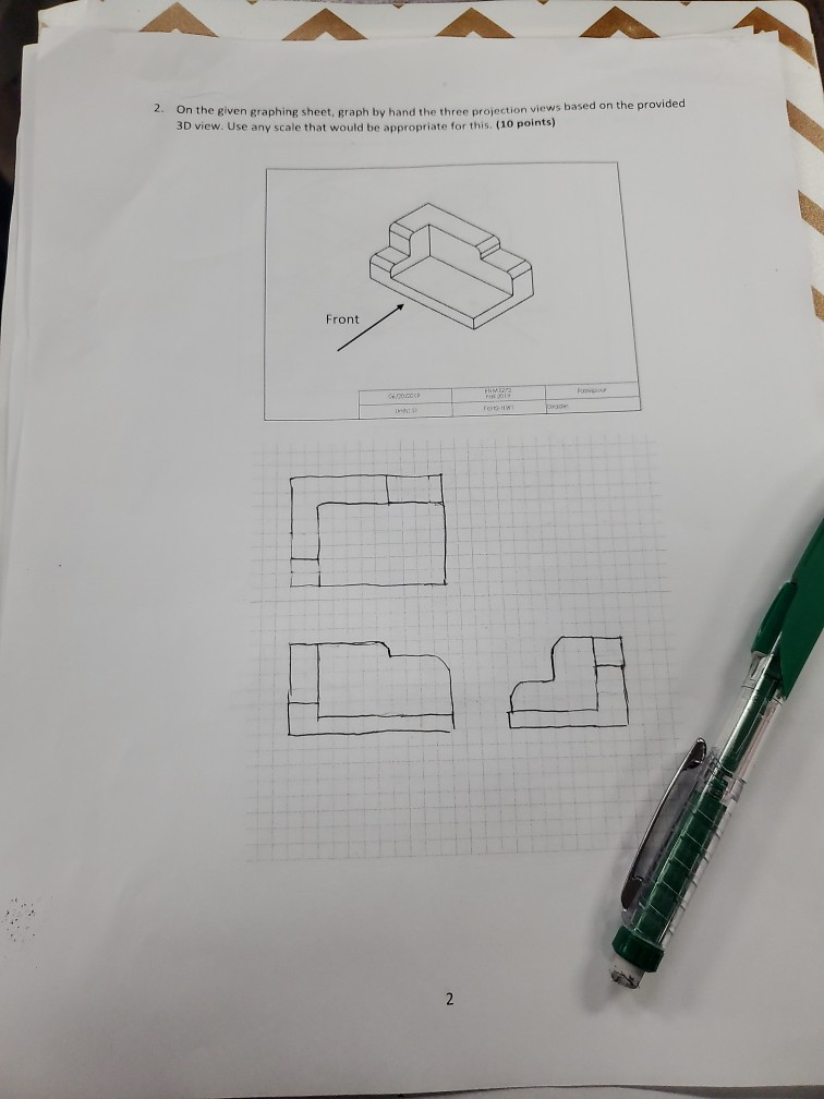 Solved 2. On the givenbicht On the given graphine sheet | Chegg.com