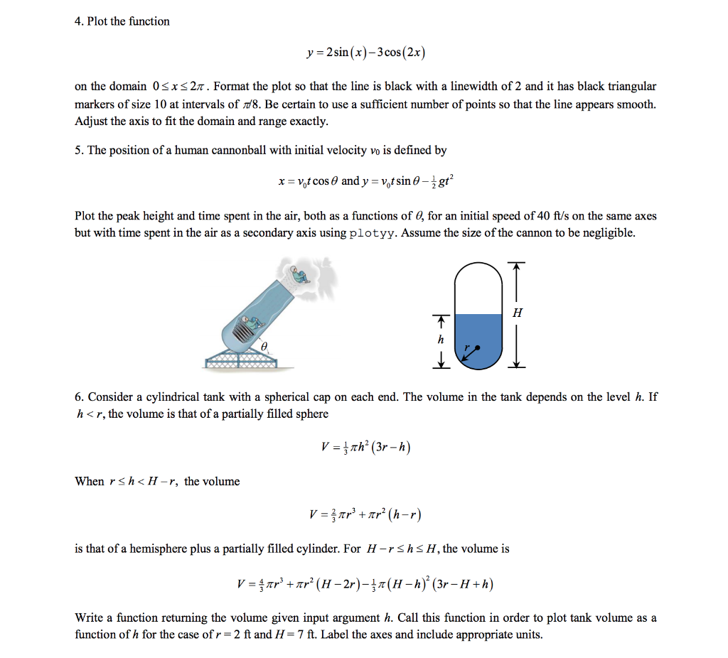 Solved Homework Matlab Basics And 2d Plotting 1 Create A