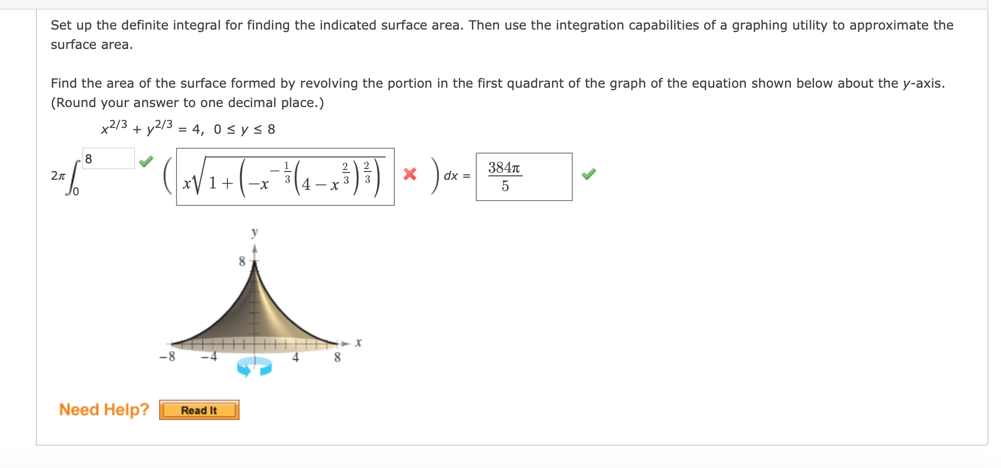 Solved Set up the definite integral for finding the | Chegg.com