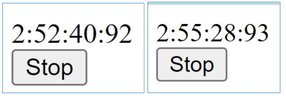 Solved Write a JavaScript program that genertate a clock | Chegg.com