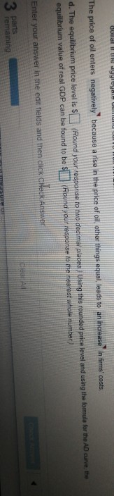 Solved This question involves algebraically solving the | Chegg.com