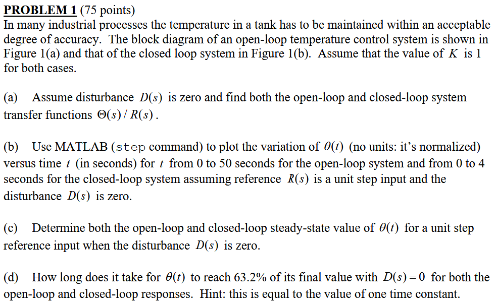 Solved PROBLEM 1 ( 75 points) In many industrial processes | Chegg.com
