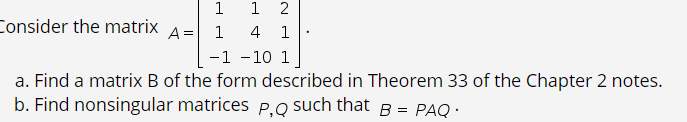 Solved Theorem 33. Suppose that A is an m x p matrix and B | Chegg.com