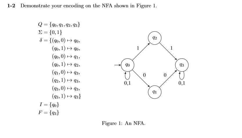 Solved Problem 1: Modeling A nondeterministic finite | Chegg.com
