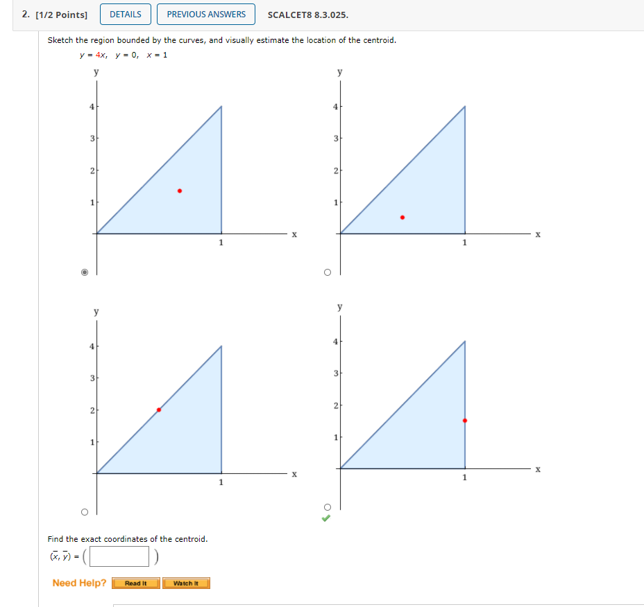 Solved 2. (1/2 points) DETAILS PREVIOUS ANSWERS SCALCET8 | Chegg.com