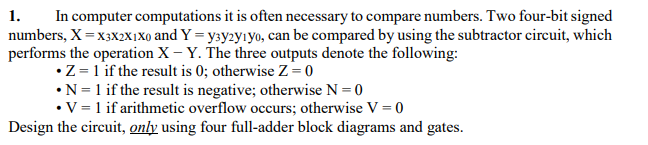 Solved 1. In computer computations it is often necessary to | Chegg.com