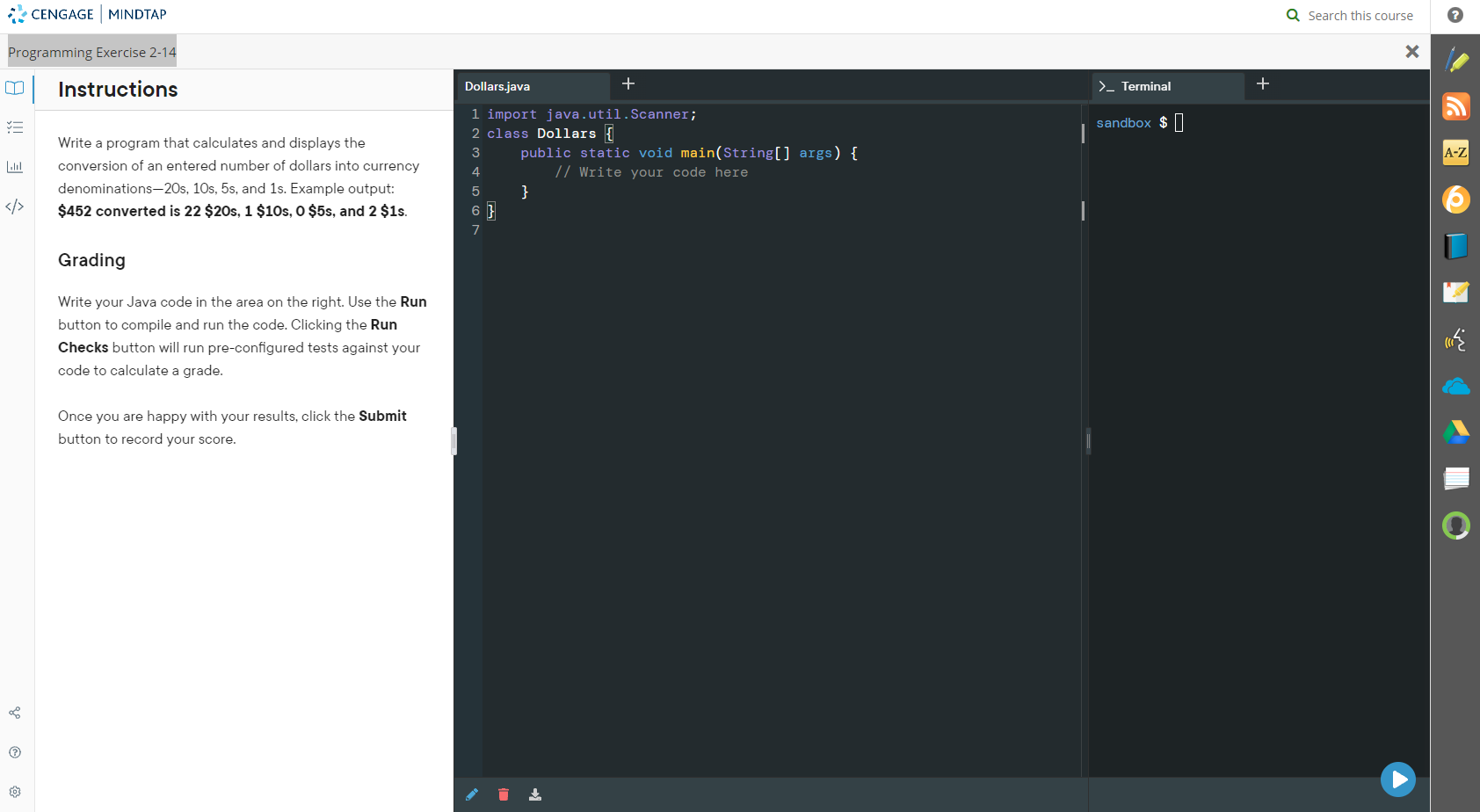 Solved Write a program that calculates and displays the | Chegg.com