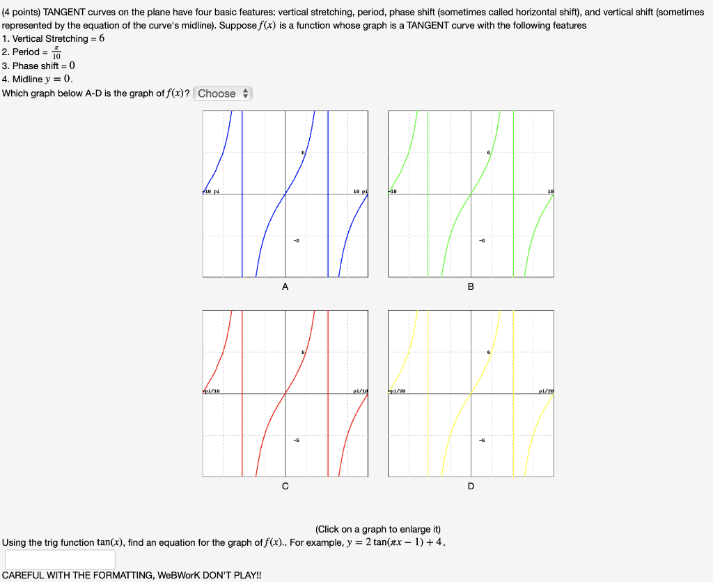 Solved (4 points) TANGENT curves on the plane have four | Chegg.com
