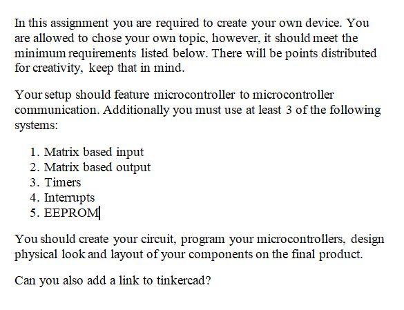 Solved In This Assignment You Are Required To Create Your 