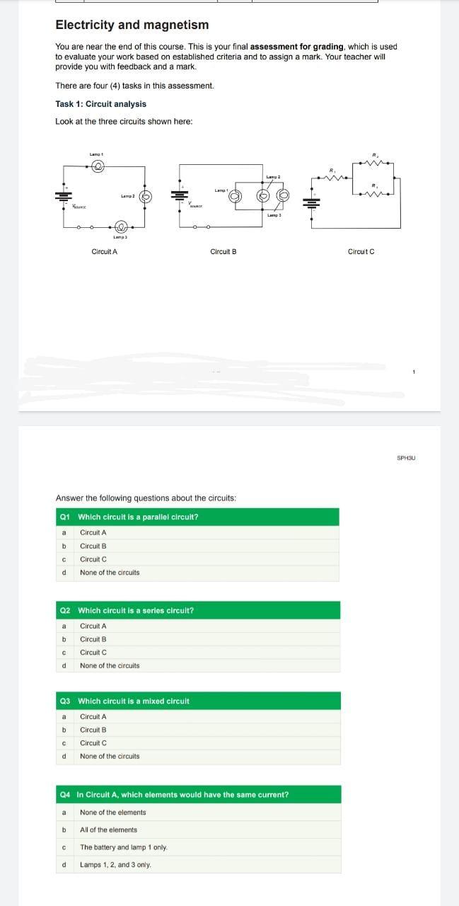 Solved Electricity and magnetism You are near the end of | Chegg.com