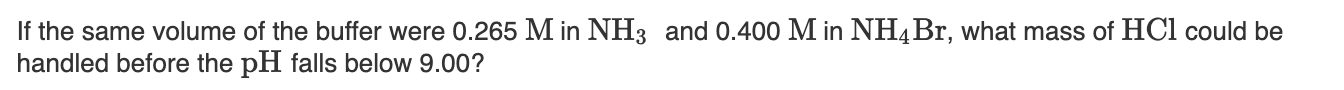 Solved A 130.0 – mL buffer solution is 0.105 M in NH3 and | Chegg.com