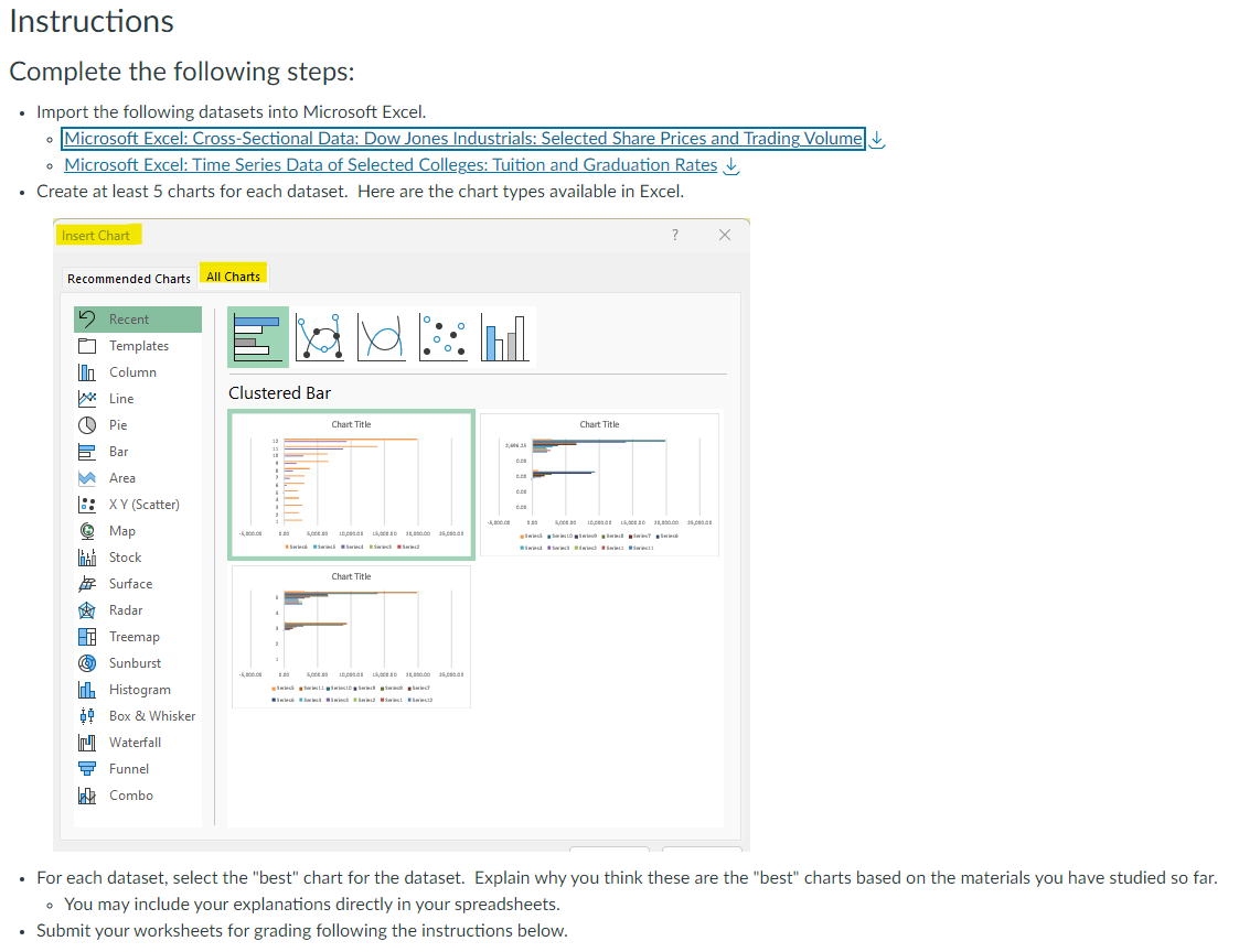 Instructions Complete the following steps: - Import | Chegg.com
