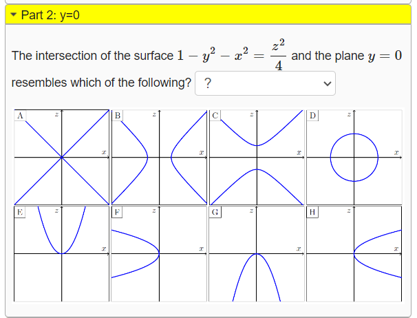 Solved Our goal is to classify the surface: 1−y2−x2=4z2 - | Chegg.com