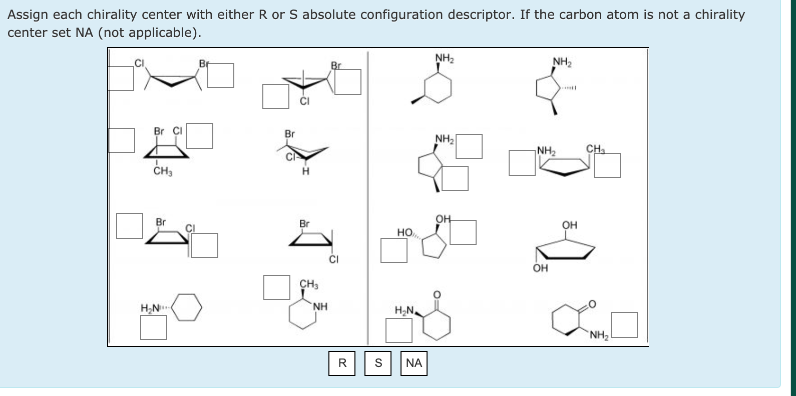 Solved Assign each chirality center with either R or s | Chegg.com