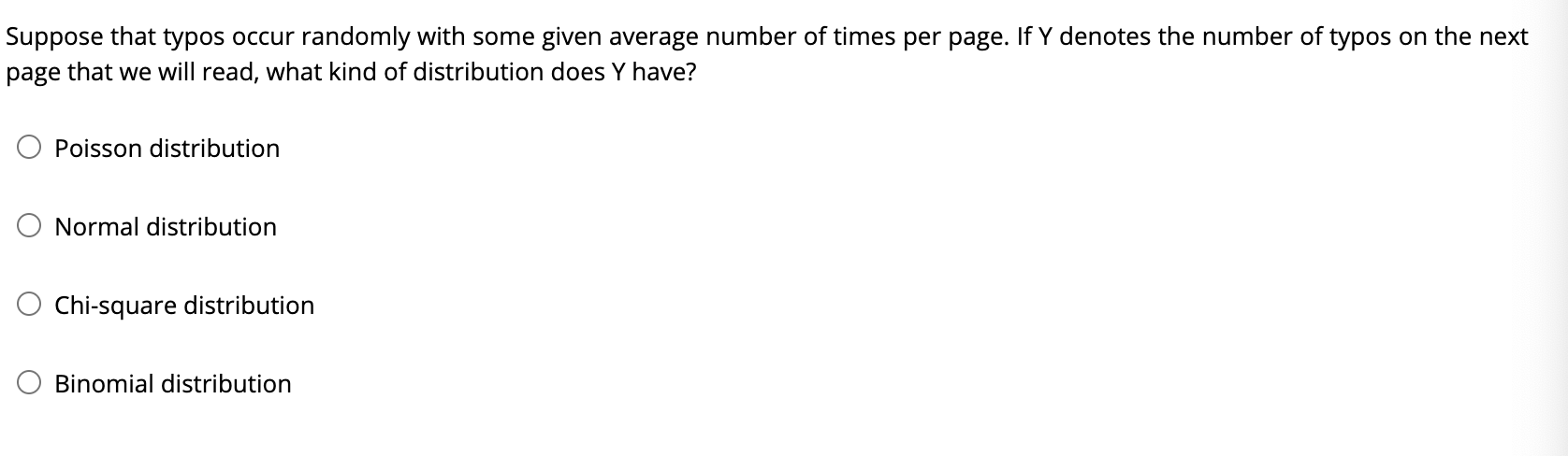Solved Suppose that typos occur randomly with some given | Chegg.com