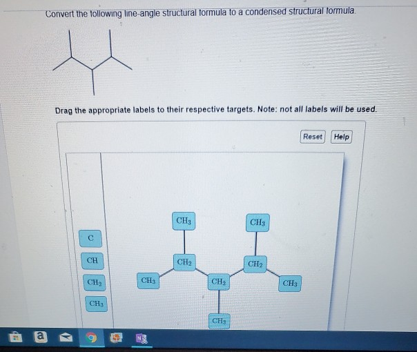 Solved Convert the following line angle structural formula | Chegg.com