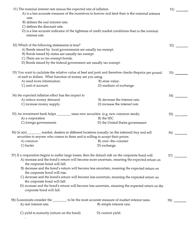 Solved Primarily, the question of concern is #52. I already | Chegg.com