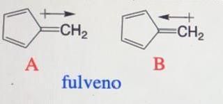 Solved The dipole moment of fulvene, a hydrocarbon with the | Chegg.com