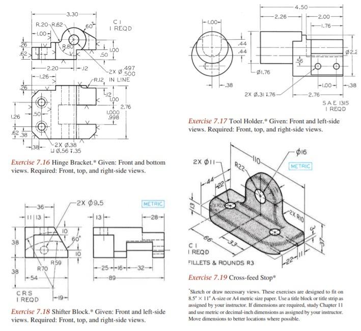 Solved Please do it all with SolidWorks and upload all files | Chegg.com