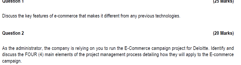 Solved Deloitte: Digital Commerce Offering Background to our | Chegg.com