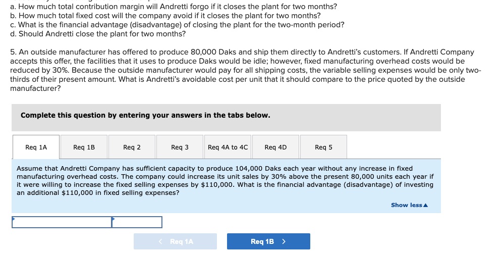 Solved The company has 500 Daks on hand that have some | Chegg.com