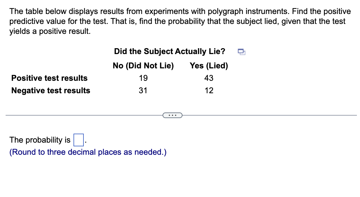 Solved The table below displays results from experiments | Chegg.com