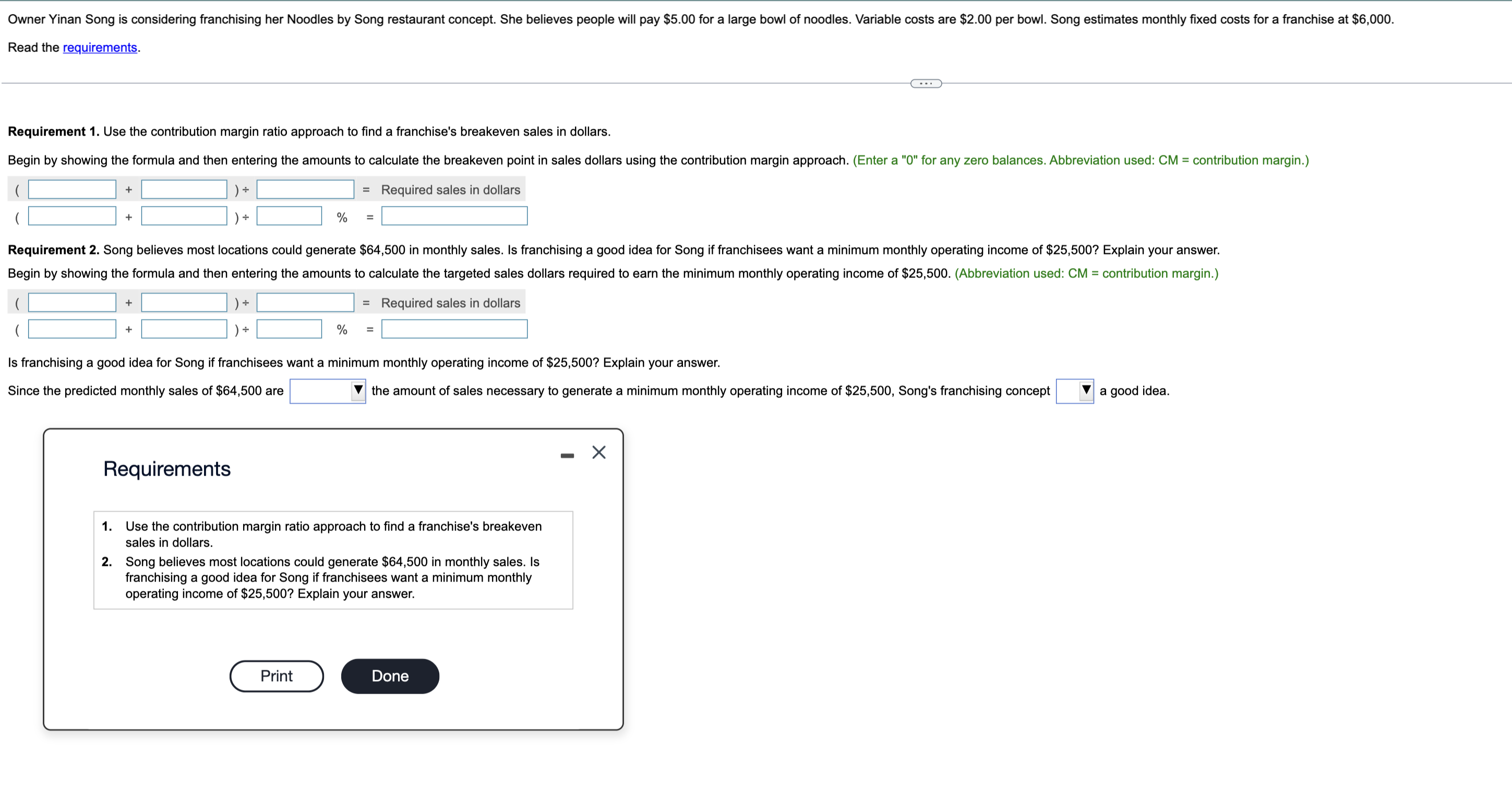 Solved Answer the questions using the info provided :) | Chegg.com