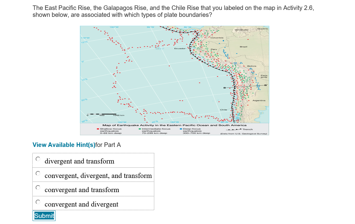 East Pacific Rise Map