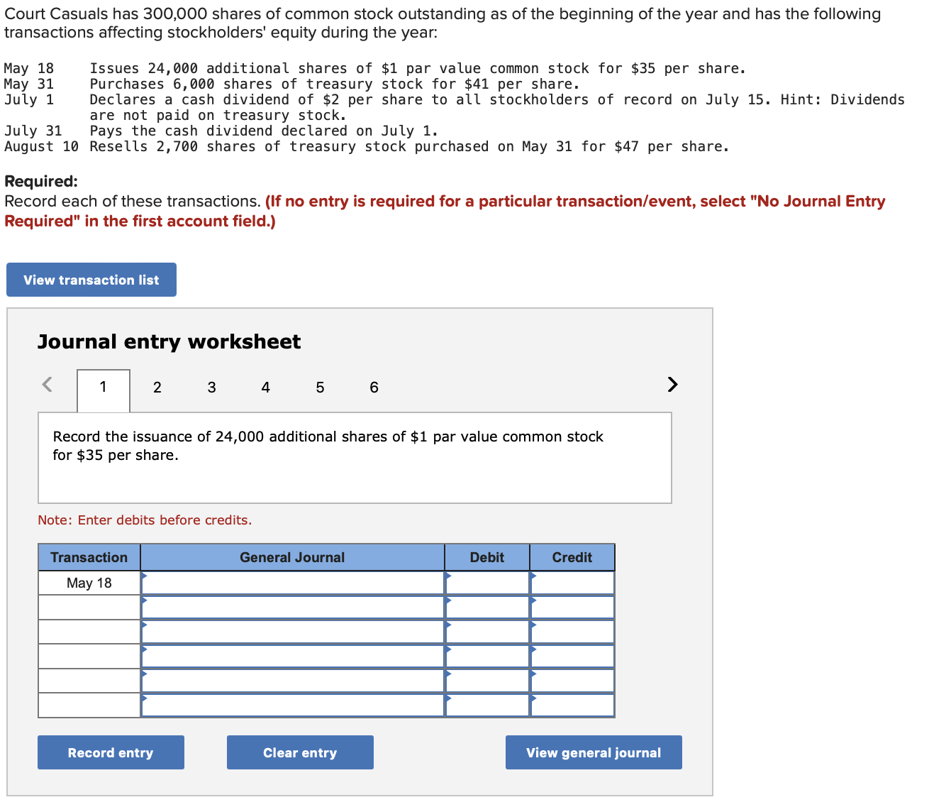 Solved Record the entry for the dividends on the date of | Chegg.com