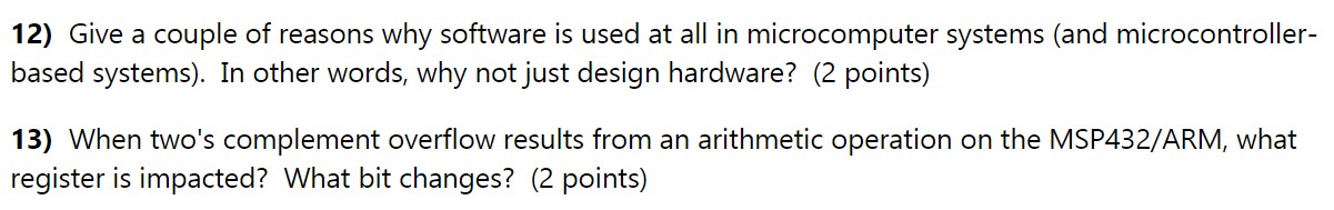 Solved Can you solve these problems (MicroComputers and | Chegg.com