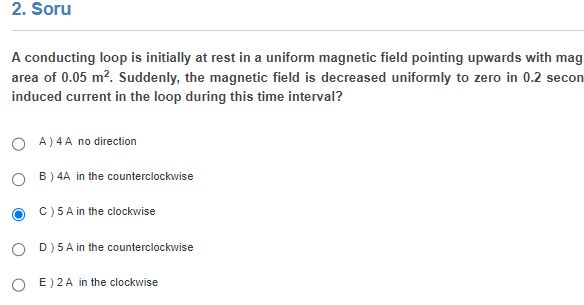 A conducting loop is initially at rest in a uniform | Chegg.com