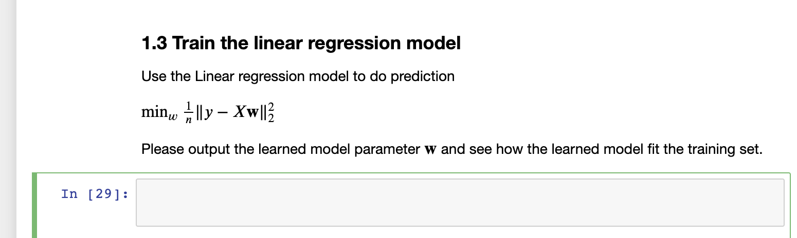 Solved Following the given example, build a linear | Chegg.com