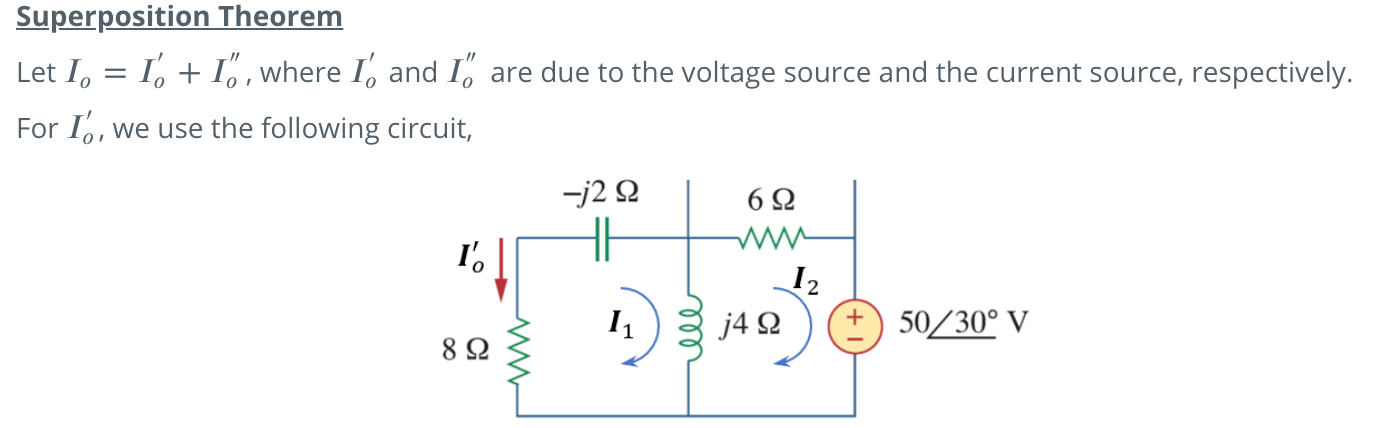 Solved Find I, using Mesh Analysis and Superposition | Chegg.com