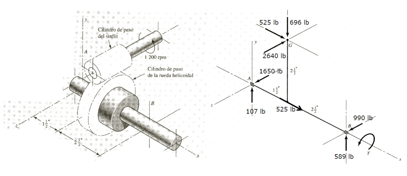 A gear coupling is shown, and the FBD of this meshing | Chegg.com