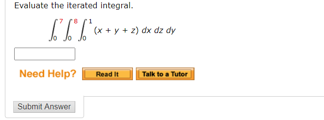 Solved Evaluate the iterated integral. | Chegg.com