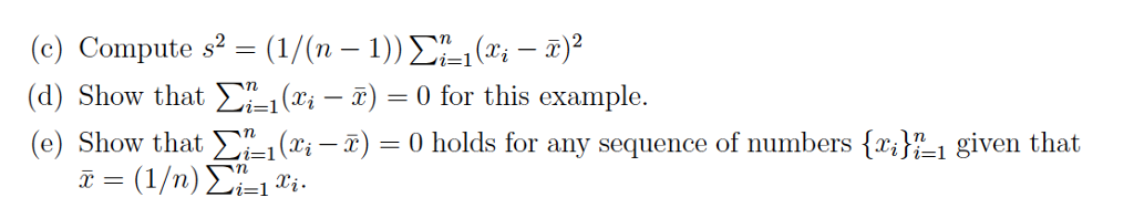 Solved Please read "Notes on Summation Operator" posted on | Chegg.com