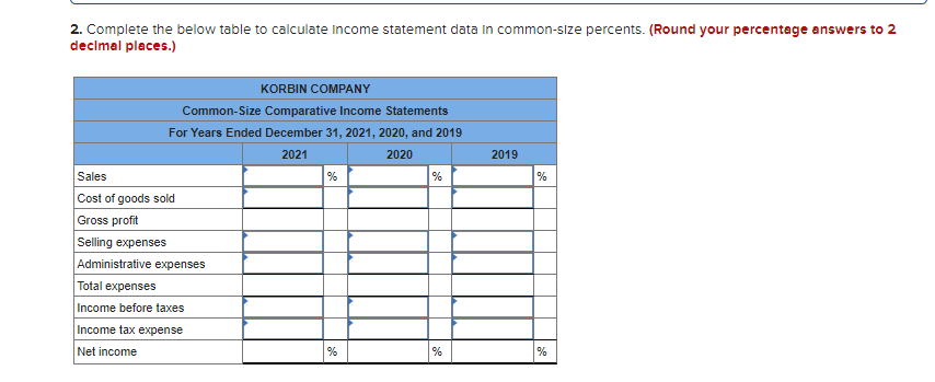 Solved Required: 1. Complete the below table to calculate | Chegg.com