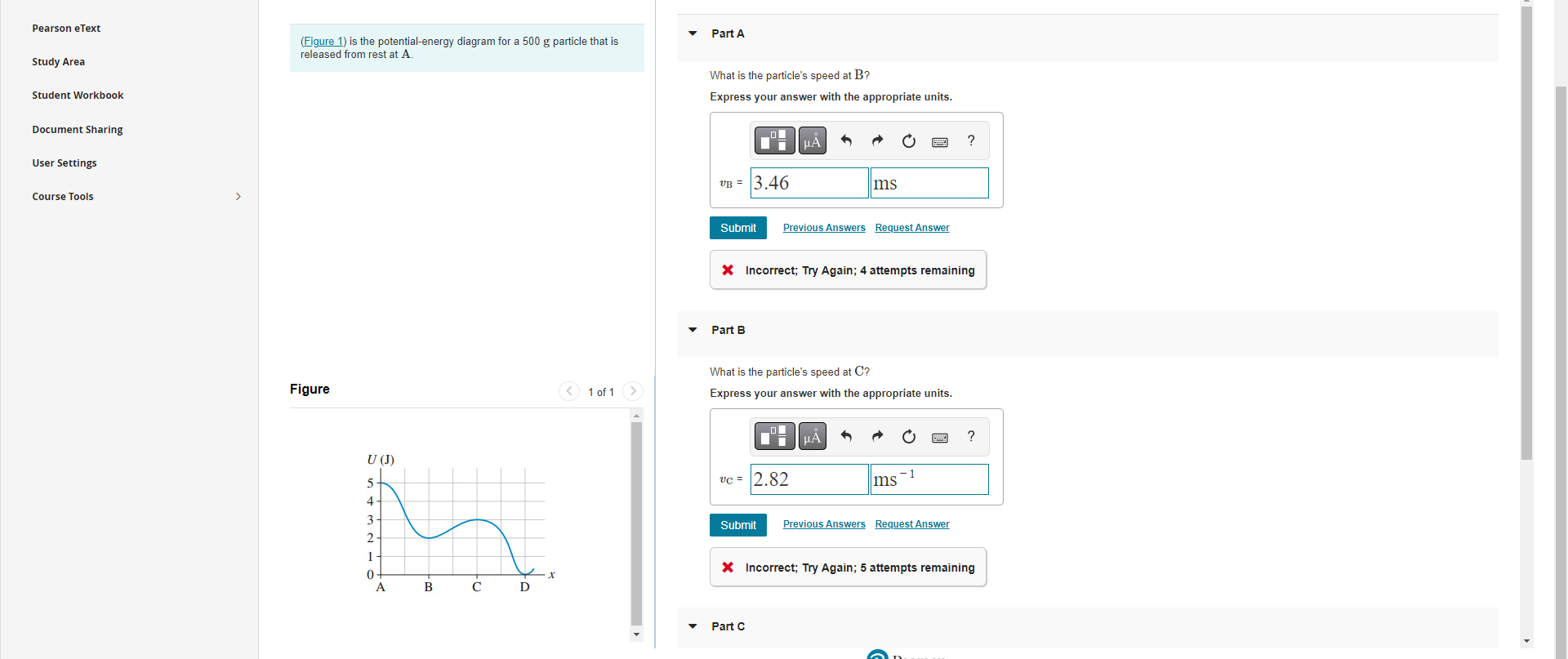 Solved Pearson eText Study Area Student Workbook Document | Chegg.com
