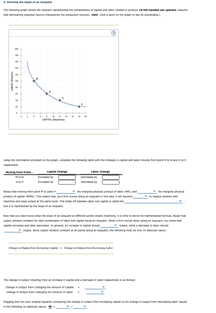 Solved Dropdown menu options: 1. Increase/decrease 2. | Chegg.com