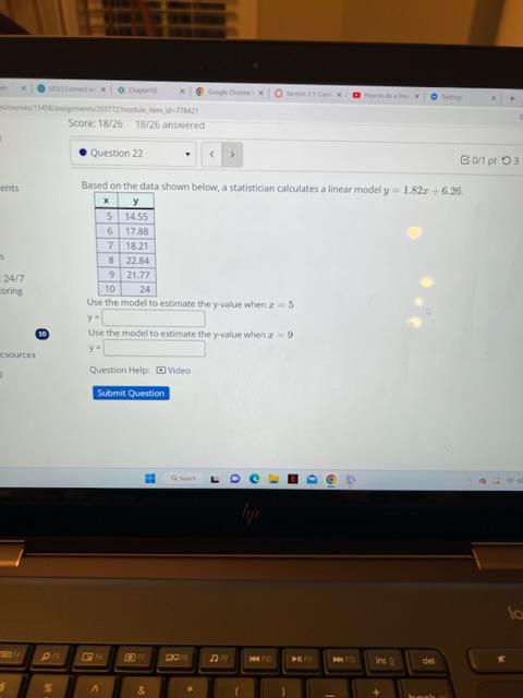 Solved Based on the data shown below, a statistician | Chegg.com