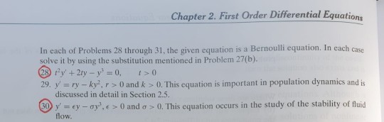 Solved Chapter 2. First Order Differential Equations In each | Chegg.com